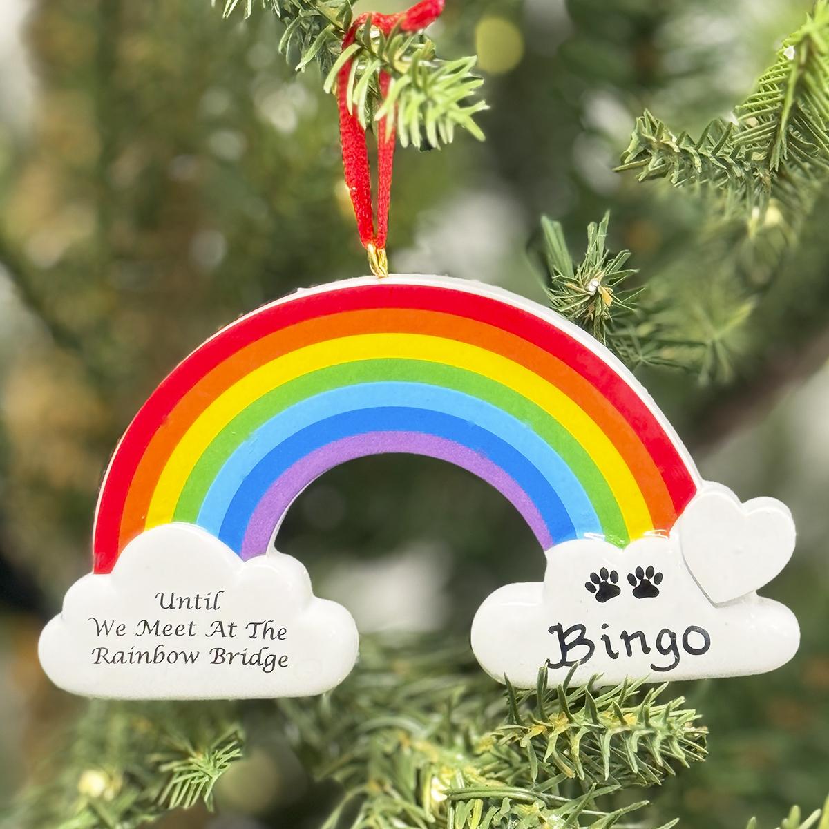Rainbow Bridge Personalized Ornament – Christmas Place