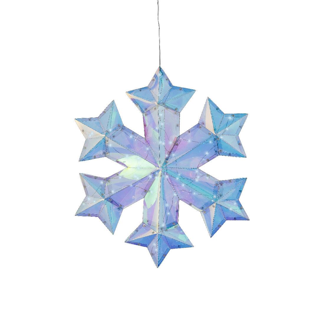 18in Cool White LED Snowflake – Christmas Place