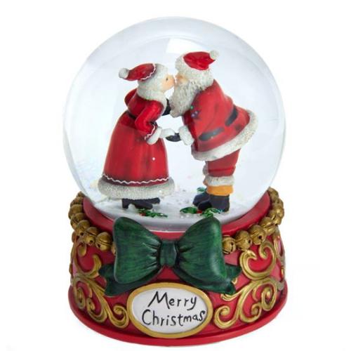 Mr and Mrs Claus Snow Globe – Christmas Place