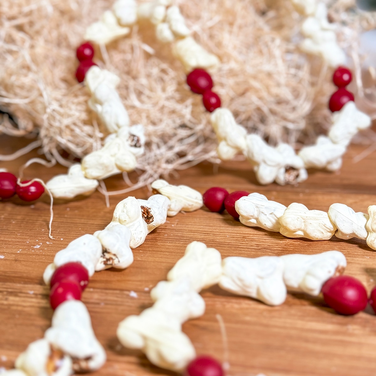 Popcorn Cranberry Garland