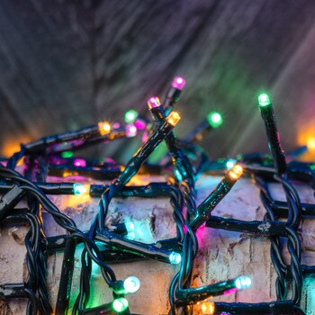 Multi Colored Christmas Lights at Christmas Place